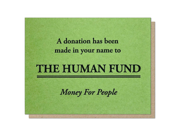 Human Fund Holiday Card – Harper Grace Press